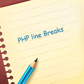 رفتن به خط جدید در php با Line Breaks